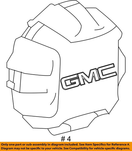 GM OEM 2020 Sierra 2500 HD,Sierra 3500 HD Wheels Wheels-Hub Cap ...