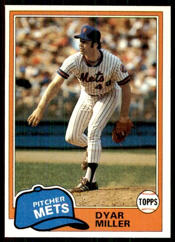 1981 Topps Dyar Miller New York Mets #472 | eBay