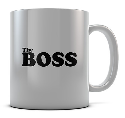 The Boss Mug Cup Present Gift Coffee Birthday | eBay