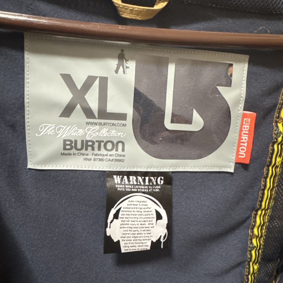 Burton the Shaun White Collection Men’s Snowboard Jacket XL Tan Black ...