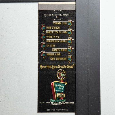 Holiday Inn Miami Beach 1950s Neon Sign Features Matchbook | eBay
