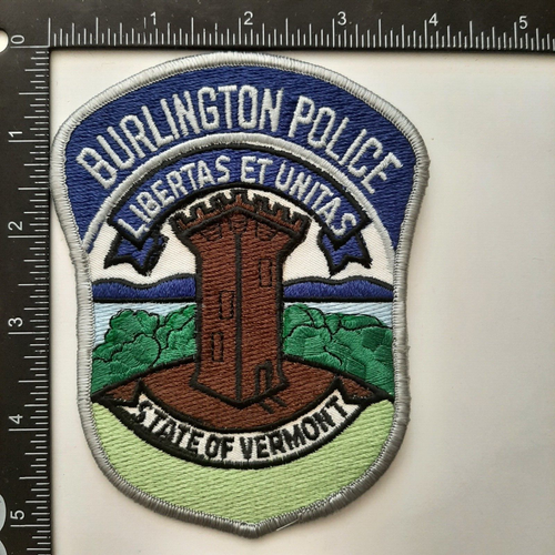 VINTAGE Burlington Vermont VT Police Patch | eBay