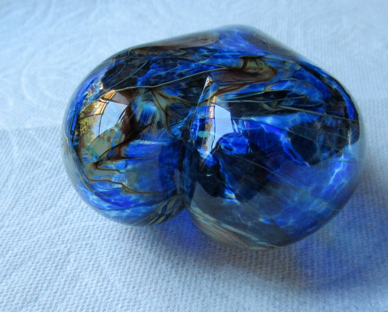 David Hopman Chaos Glassworks Art Glass Multicolor Swirl Heart ...