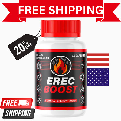 Erec Boost for Men ErecBoost Maximum Strength Supplement (60 Capsules ...