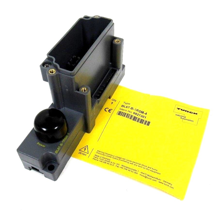 NEW TURCK BL67-B-1RSM-4 BASE MODULE BL67B1RSM4 6827201 | eBay