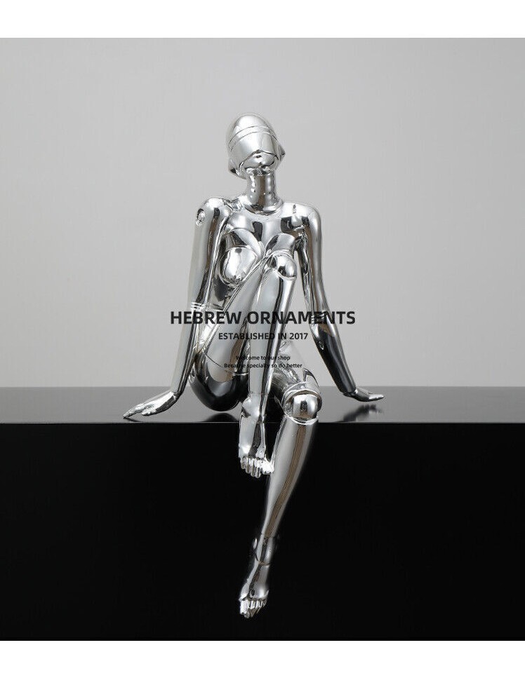 Sexy Women Lady Robot Hajime Sorayama Mechanical Art Sculpture Decor ...