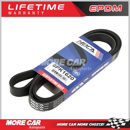 Serpentine Belt 6PK1620 Fit Audi A3 Quattro Subaru B9 Volkswagen Passat ...