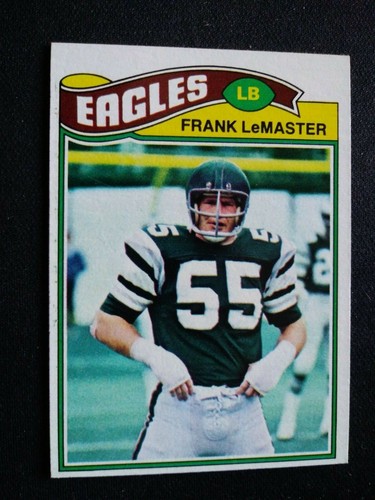 1977 Topps Football Card # 373 Frank LeMaster - Philadelphia Eagles | eBay