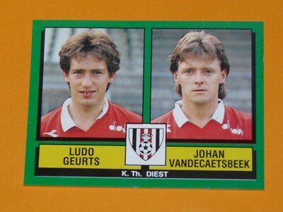 #372 GEURTS VANDECAETSBEEK K. TH. DIEST PANINI FOOTBALL 89 1988-1989 ...