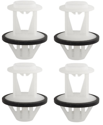 4 NEW ROCKER MOULDING CLIPS! FITS 2010 & UP MERCEDES A B C CLA CLS E ...