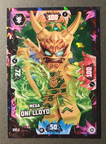 Mega Oni Lloyd XXL1 LEGO Ninjago Serie 8 Crystalized 2023 Trading Card ...