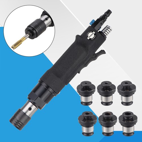 Pneumatic Tapping Machine 400rpm Air Drill Tapper Tool + 6pcs Chucks(M3 ...