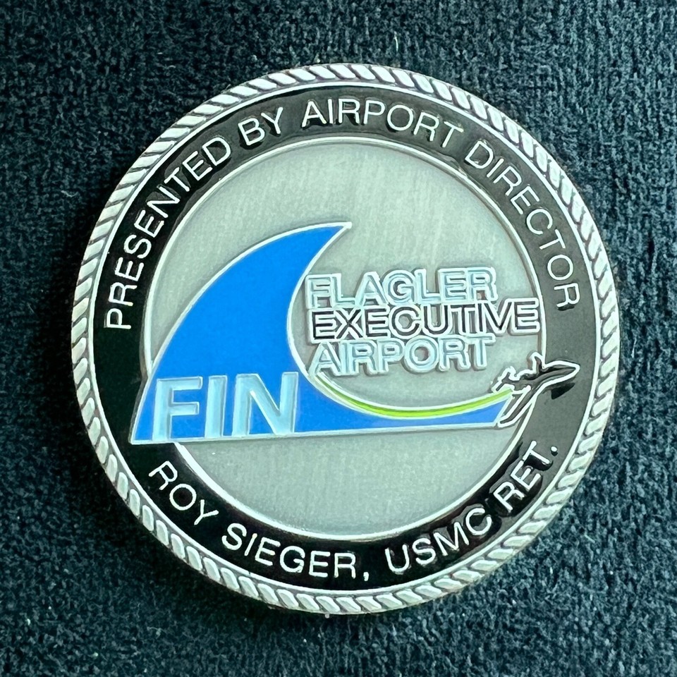 Flagler Executive Airport Challenge Coin | eBay
