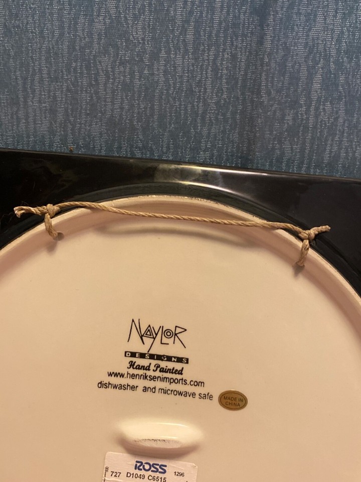 Mary Naylor Designs Wine Glass Merlot Wall Decor Square Art Plate 9.75 ...