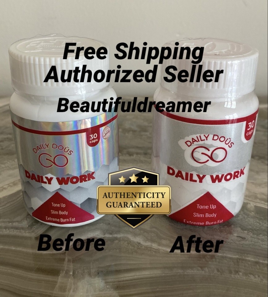 ORIGINAL DAILY WORK PILLS by Daily Dous / Skinny 365 ** Brand New and ...