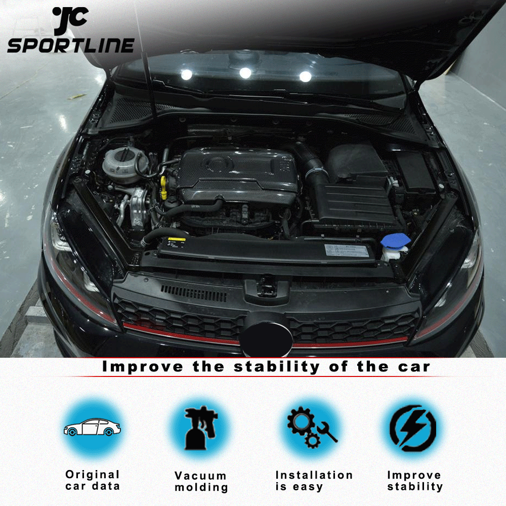 Carbon Motorabdeckung Abdeckung Engine Cover für VW Golf 7 VII GTI R ...