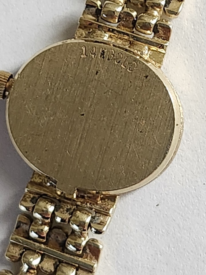 Cyma Ladies 14K Gold & Diamond Swiss Watch | eBay