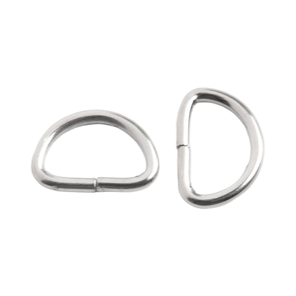 D Buckles Loop Ring Multi-size Portable Strong Sturdy Good Load-bearing ...