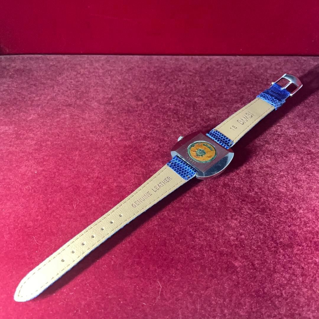 Waltham Maxim 70s Manual Wind Watch Silver Dial Swiss Made Leather ...