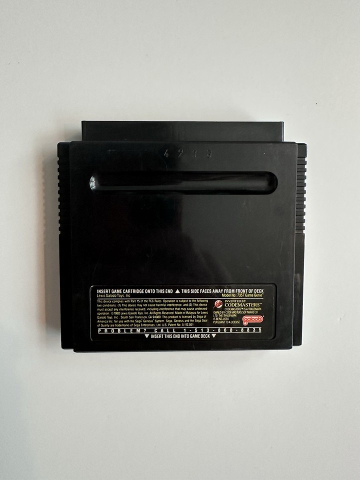 Game Genie Video Game Enhancer (Sega Genesis, 1992) 47246073573| eBay