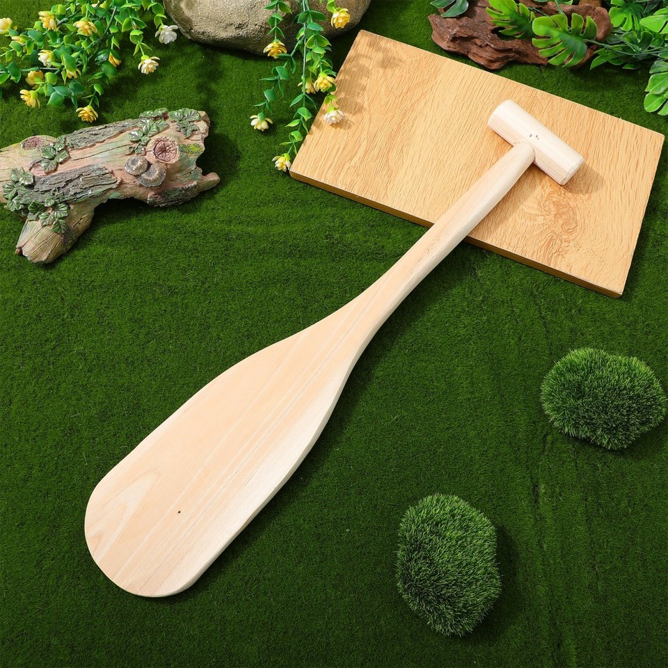 Wood Pulp Child Paddle Canoe Childrens Oars Wooden Sup Boat Small ...