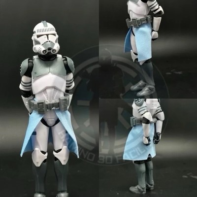 Star Wars 1/12 Custom Realistic Sky Blue Kama For Clone Trooper Black ...