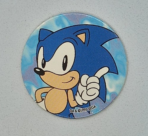 Pog Sonic 56 The Hedgehog Pogs Kini Kinis Slammers Caps Flip Tazos ...