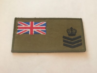 Staff Sergeant Colour Sgt, Zap Number & Blood Group Badge, Patch, Army ...
