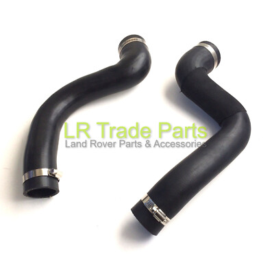 FITS RANGE ROVER L322 3.6 TDV8 UPPER INTERCOOLER HOSES X2 PNH500500/510 ...