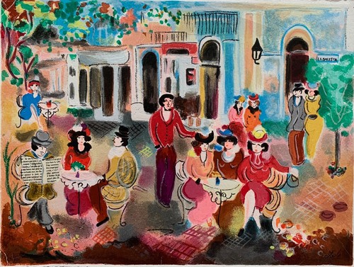 ZULE MOSKOWITZ LA BALESTA Hand Signed Embellished Limited Edition ...