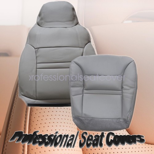 Driver Bottom & Top Seat Cover Medium Graphite Gray For 2000 2001 Ford ...