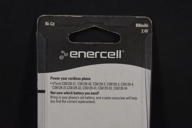Enercell 2.4v 800mah Cordless Phone Battery for Vtech 2301276 for sale ...