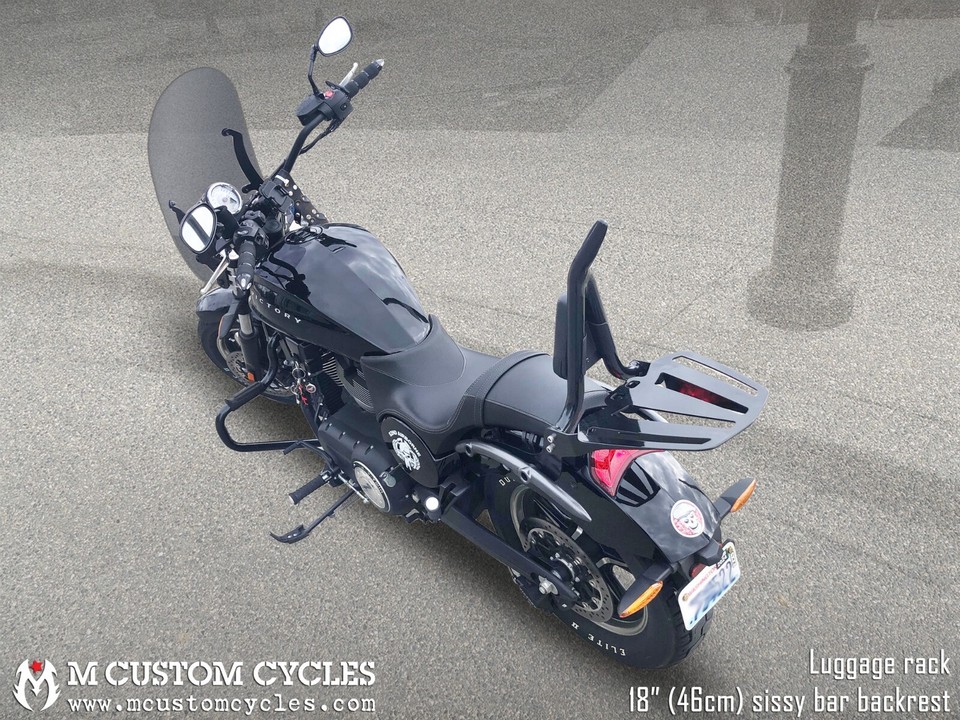 ACE Sissy Bar Passenger Backrest for Victory Judge Motorcycles | eBay