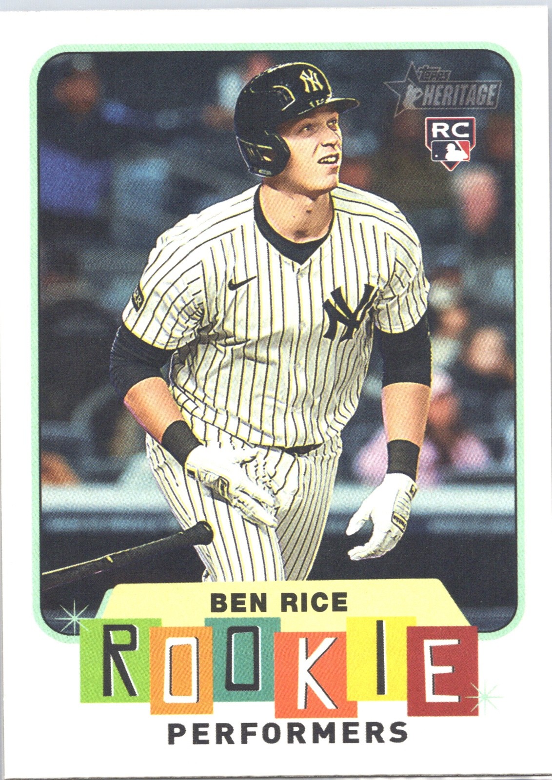 2025 Topps Heritage High Number - Ben Rice Rookie Performers #RP-9 | eBay