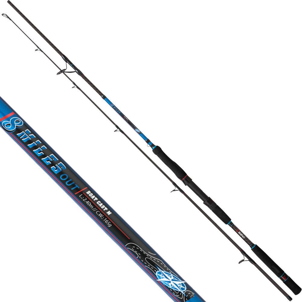 Rhino 8 Miles Out Boat Cast M Angler Sea Fishing Boat Rods - 2.40 M ...