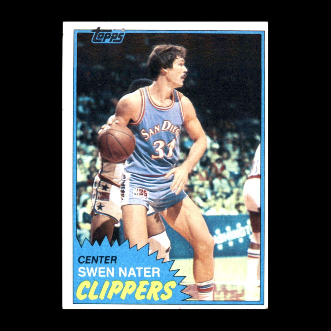 Swen Nater 1981-82 Topps San Diego Clippers #38 Nice Vintage! 2 | eBay