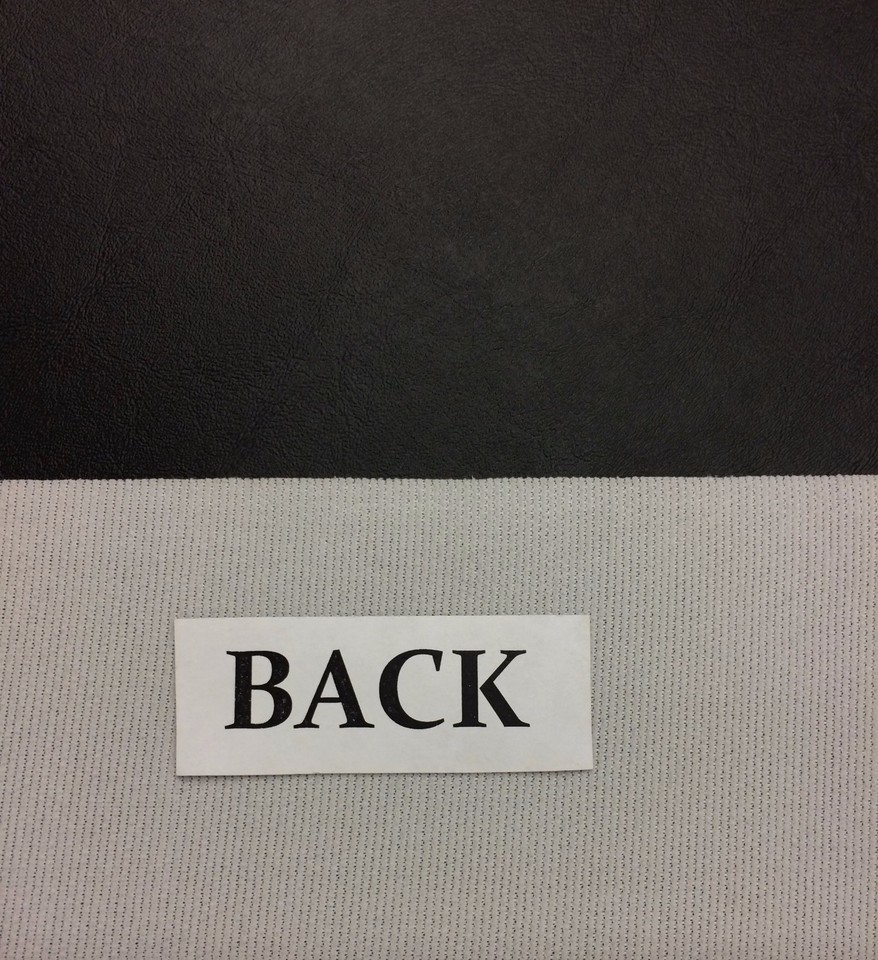 SOFT IMPACT VINYL WALLABY BLACK Pleather Faux Leather Automotive FABRIC ...