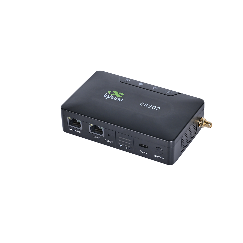 InHand CR202 Portable 4G LTE CAT6 Wifi Travel Router Hotspot Sim Slot ...