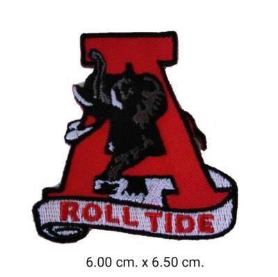 Alabama Crimson Tide NCAA logo for patch iron and sewing on Clothes | eBay