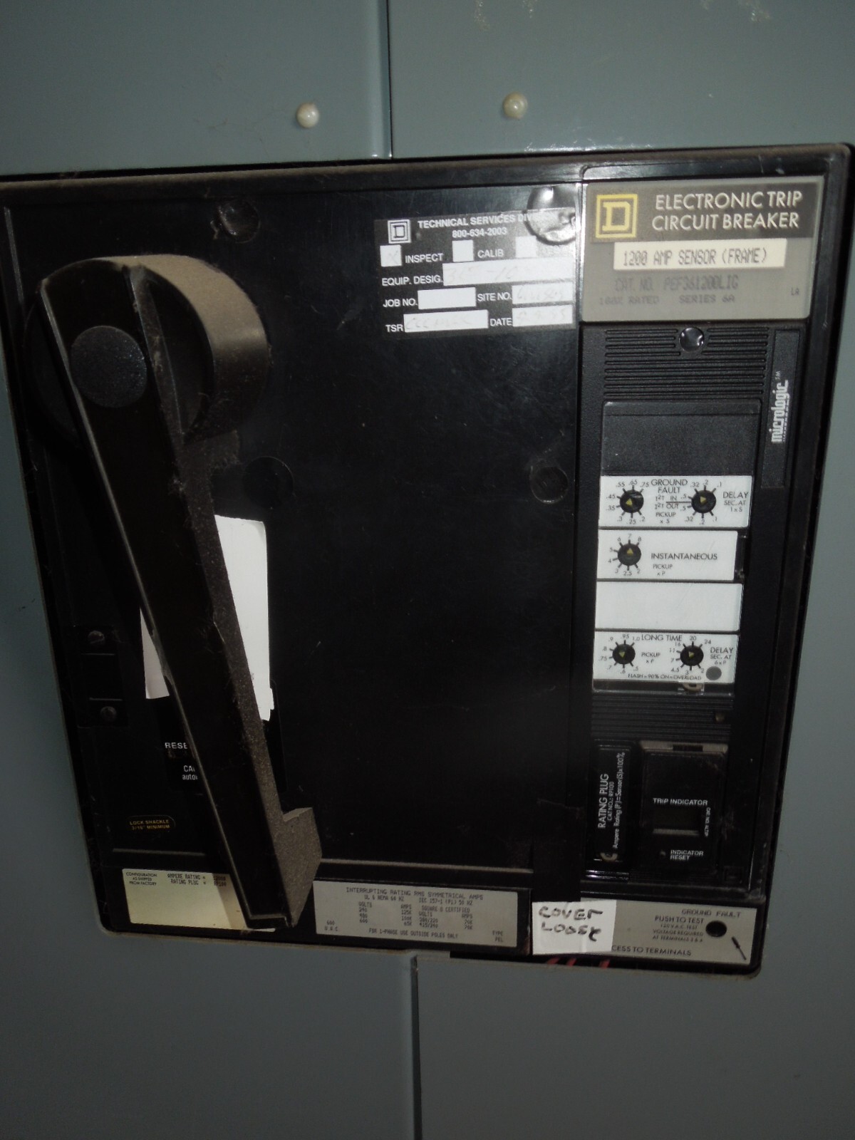 Square D Power-Style Switchboard 3000A 3ph 480/277V MLO 4-1200A PEC/PEF ...