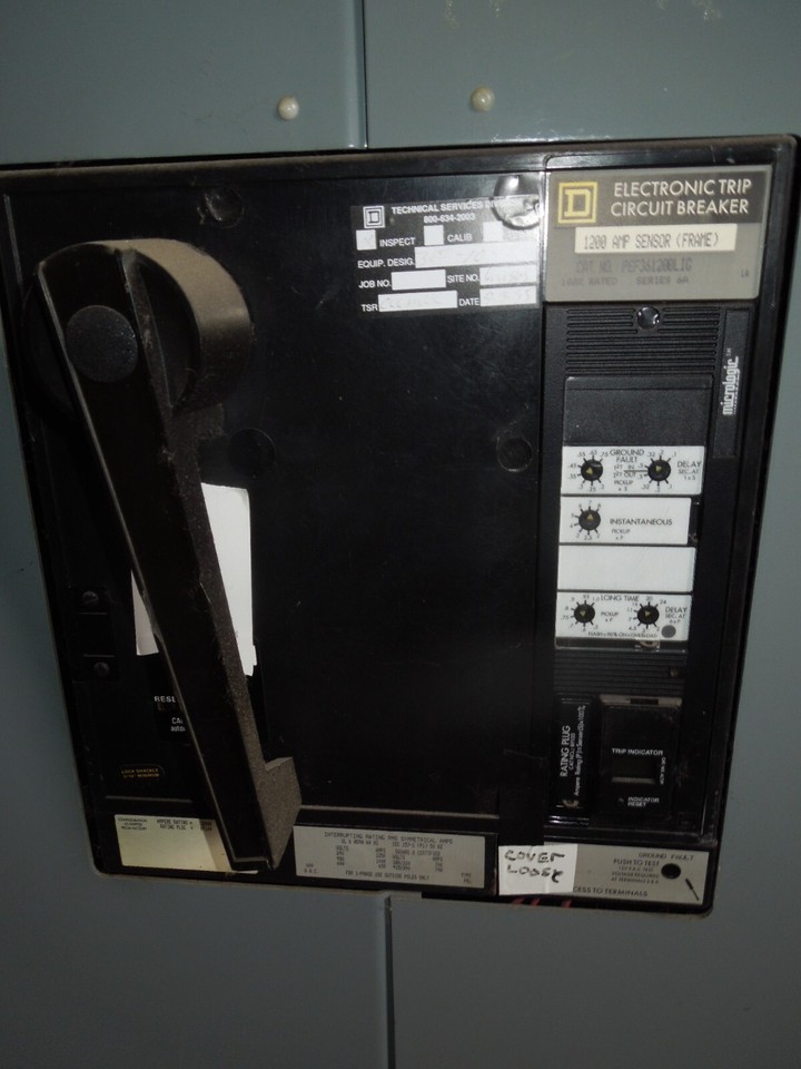 Square D Power-Style Switchboard 3000A 3ph 480/277V MLO 4-1200A PEC/PEF ...