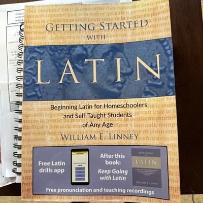 Getting Started With Latin Beginning Homeschool Textbook Course Linney ...