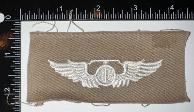WWII US Army Air Force AAF Khaki Twill Technical Observer Wings Patch ...