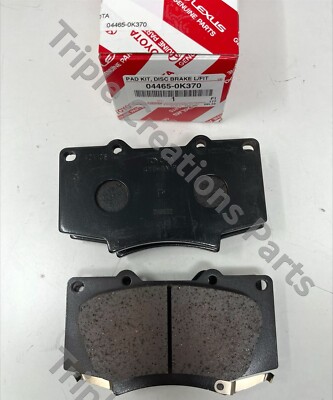 Genuine Toyota 04465-0K370 Pad Kit Disc Brake Front 044650K370 OEM | eBay