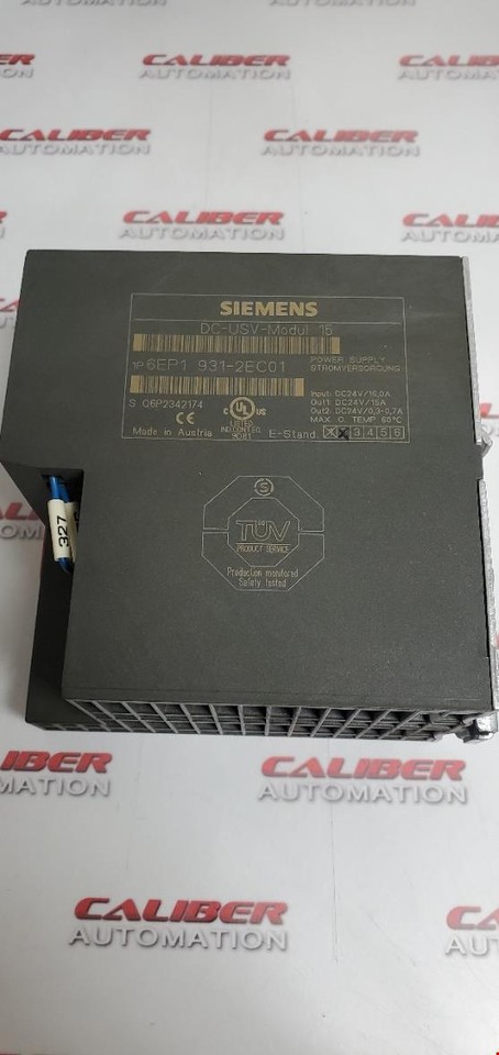 Siemens UPS Module DC-USV-Modul 15 6EP1 931-2EC01 (USED) | eBay