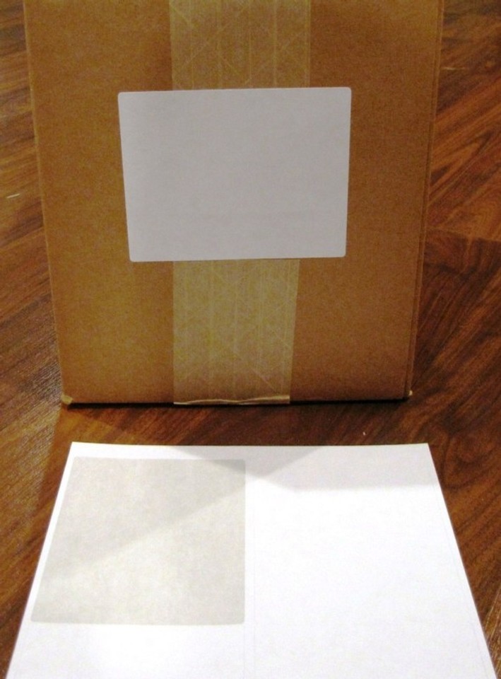 (400) 4x5 Postage Shipping Labels - Inkjet & Laser, 4 Labels Per Sheet ...