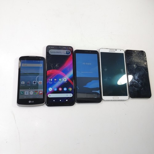 LG, AT&T, Samsung Note 3, T-Mobile Revvl 4 Smartphones - For Parts LOT ...