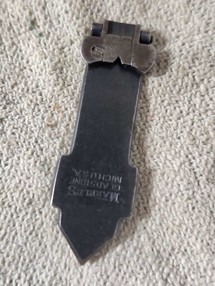 Vintage Marbles Folding Rear Sight w/Adjustable Leaf | eBay