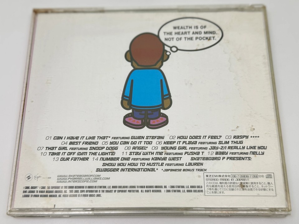 [CD] Pharrell Williams In My Mind Kanye West Japan Import Bonus Track ...
