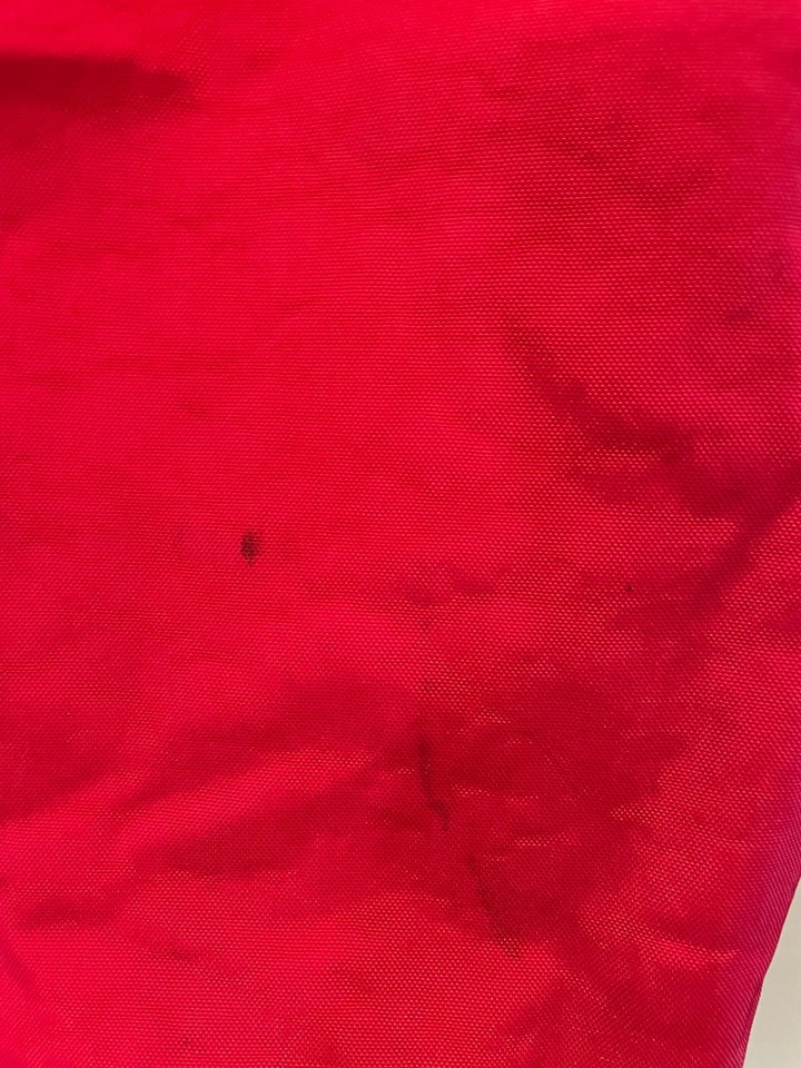 Baggu Small Nylon Sling Bag Handbag Candy Apple Red Adjustable Strap ...